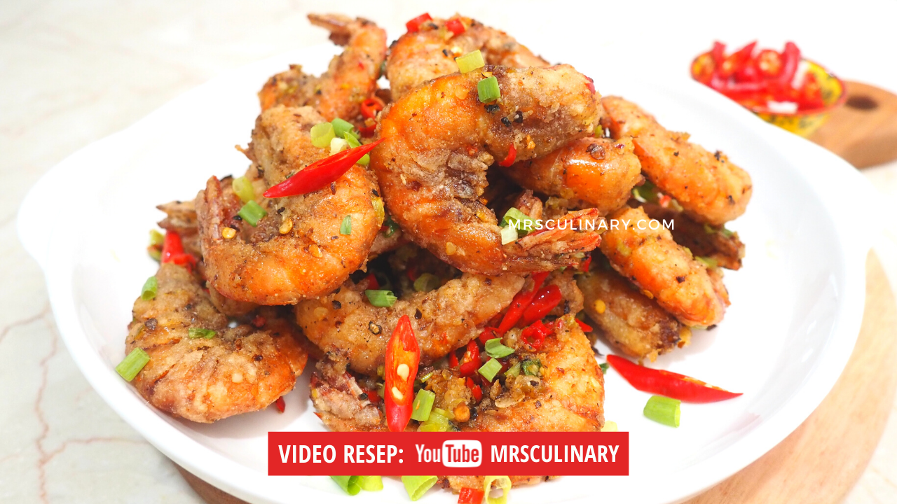 CARA MEMASAK UDANG GORENG LADA GARAM AGAR RASANYA SEPERTI DI RESTORAN ...